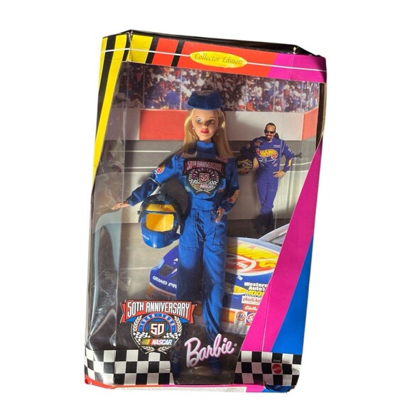 Mattel | Toys | Barbie 5th Anniversary Nascar Doll 998 Collector ...